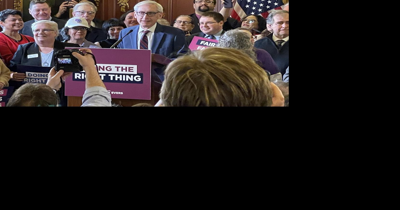 Wisconsin Gov. Evers signs new legislative district maps | Local Politics | news8000.com