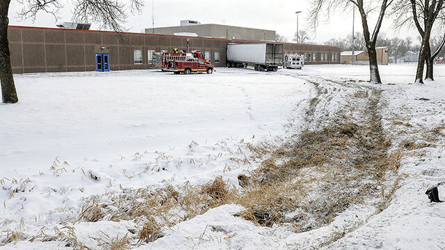 Photos of semi crashing into school in Minnesota | News | news8000.com