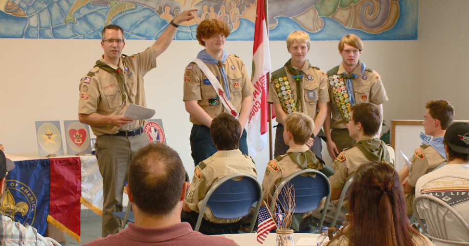 Three boy scouts achieve eagle scout rank in Winona ceremony | Winona | news8000.com