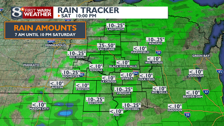 Showers and thunderstorms through Saturday; dry Sunday | Forecast ...