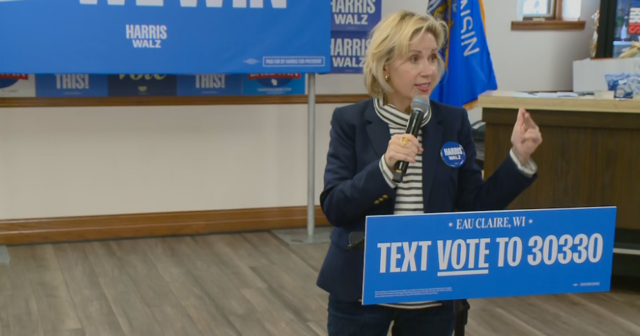 Minnesota First Lady Gwen Walz encourages supporters to vote while in ...