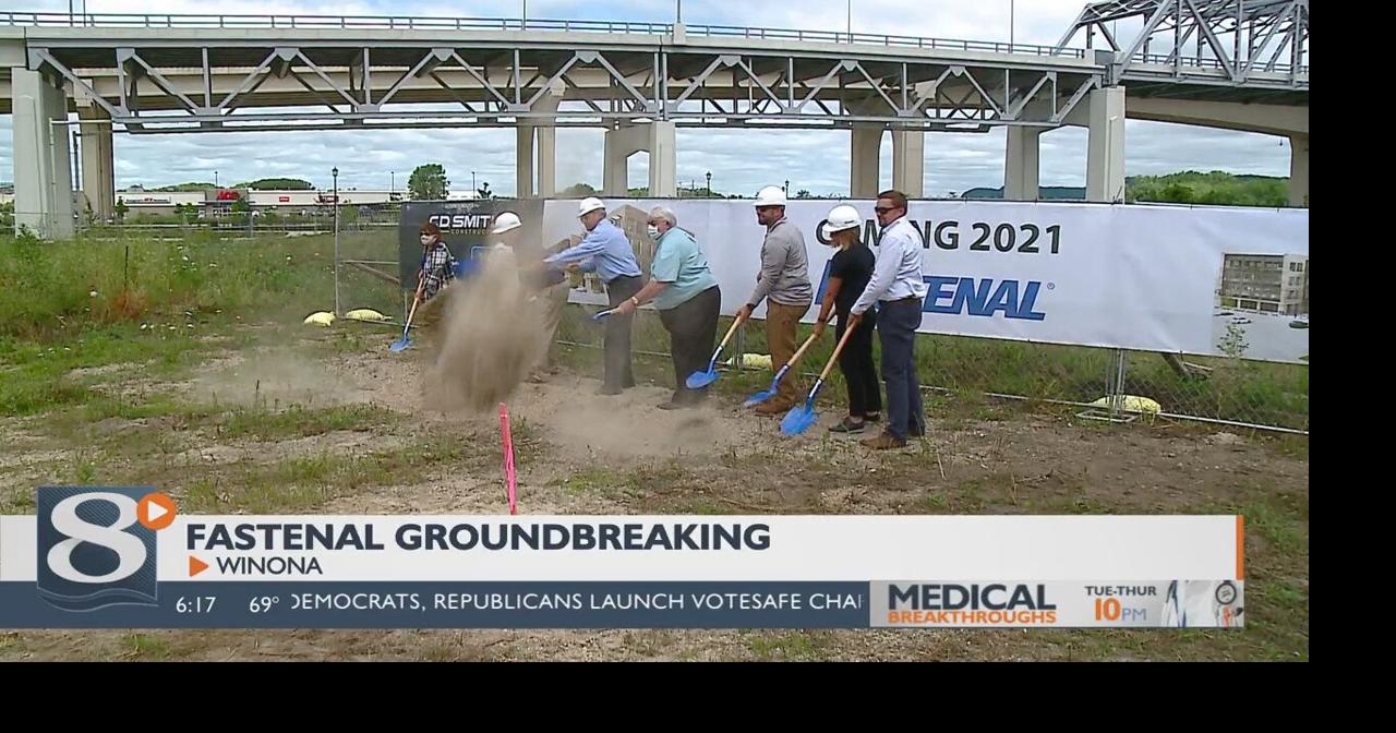 Groundbreaking held for new Fastenal office building in Winona | Local ...