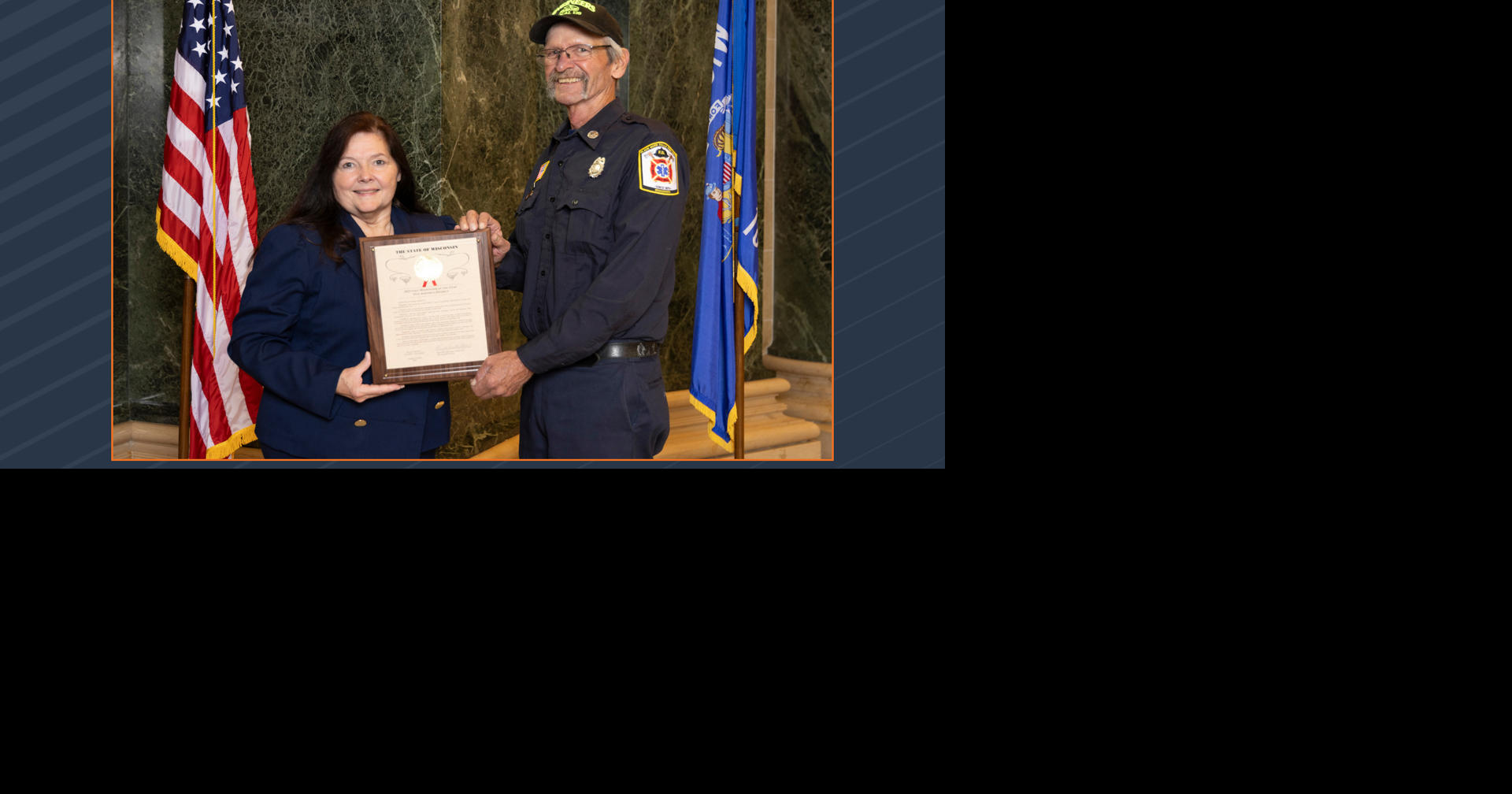 Jackson County volunteer firefighter recognized as 70th Assembly ...