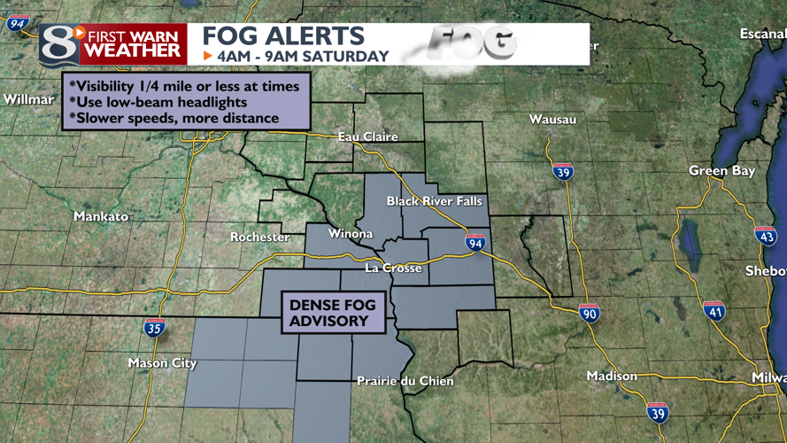 AM Fog & Isolated Showers Possible Saturday... Partly Cloudy & Dry ...