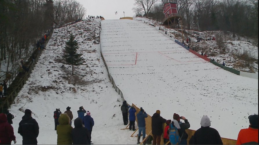 Skiers take to the snow at Westby's 100th Annual Snowflake Ski Jump ...