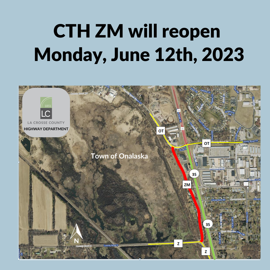 La Crosse County Highway Dept. shares update on road closures and ...