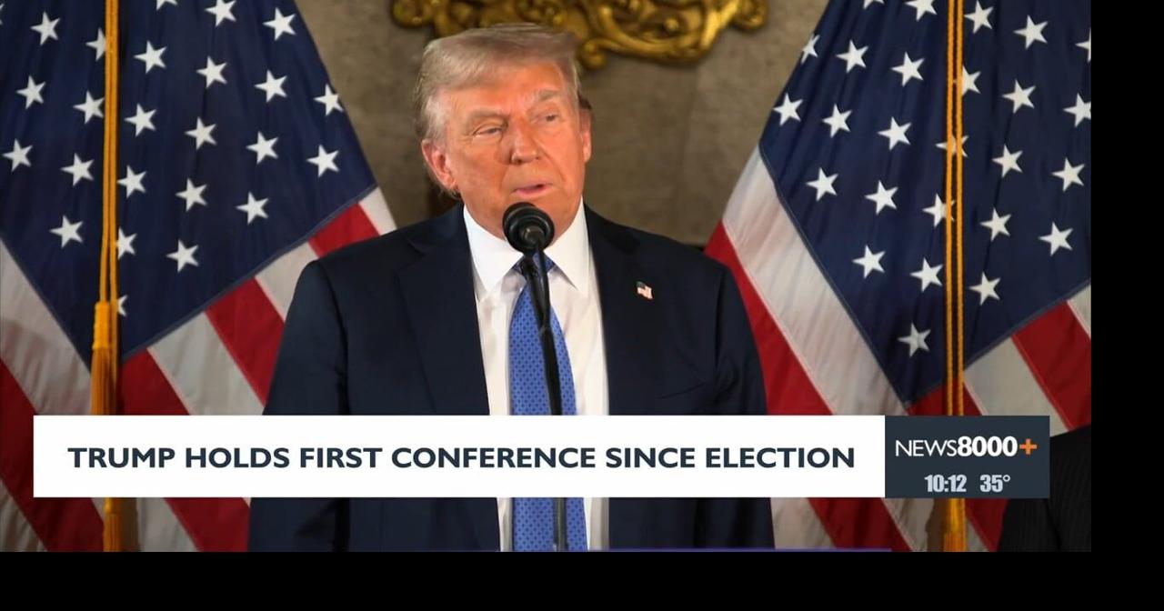 Trump holds first conference since election | News | news8000.com