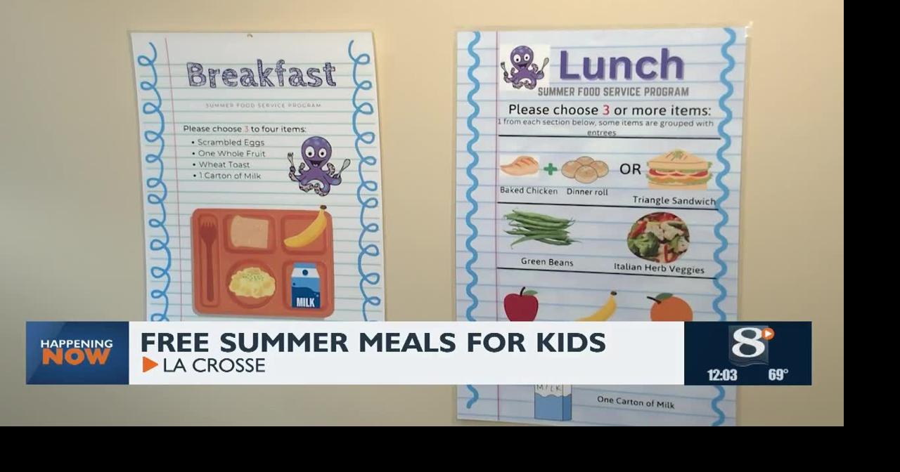 Free summer meals for kids | La Crosse | News | news8000.com