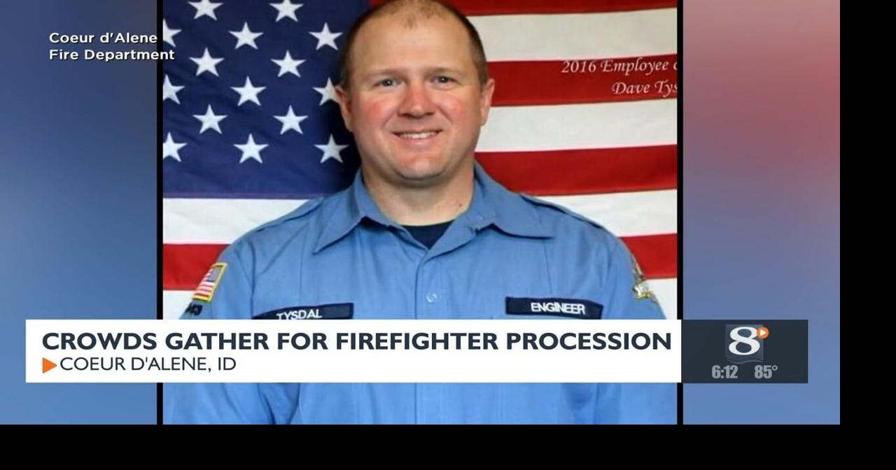 Crowds gather for Firefighter Procession | News | news8000.com