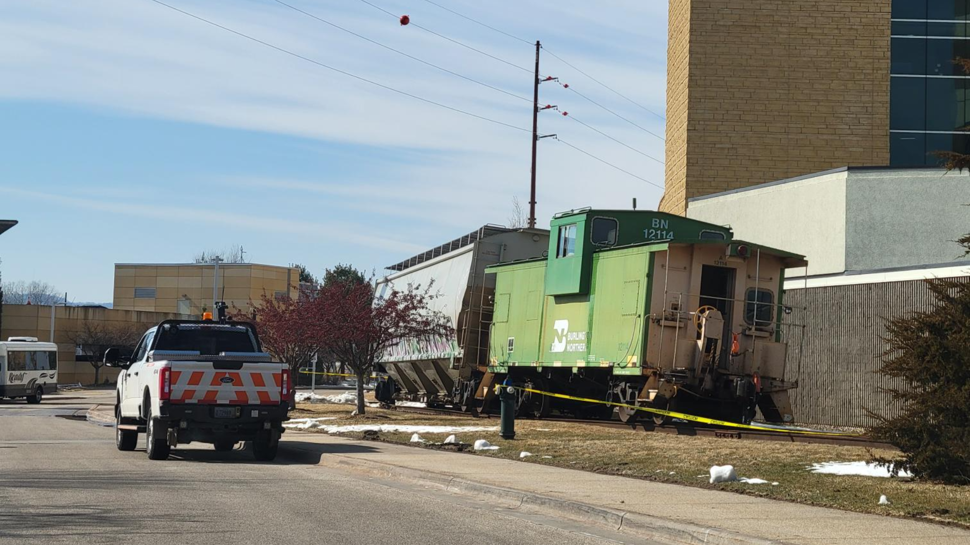 Train derailed in La Crosse near Emplify Health | La Crosse | news8000.com