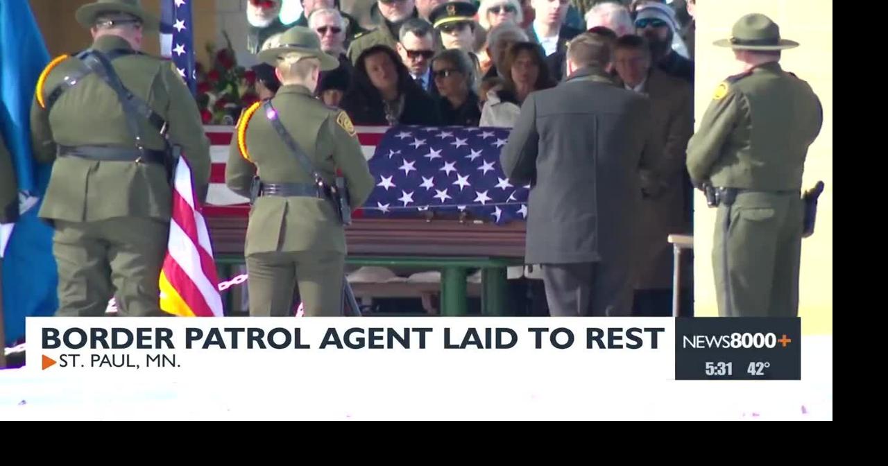 Minnesota border patrol agent laid to rest | News | news8000.com