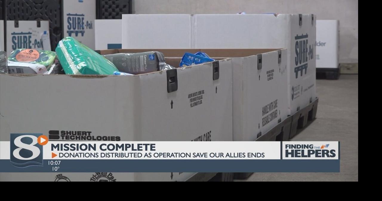 Mission complete: Donations distributed as Operation Save Our Allies ...