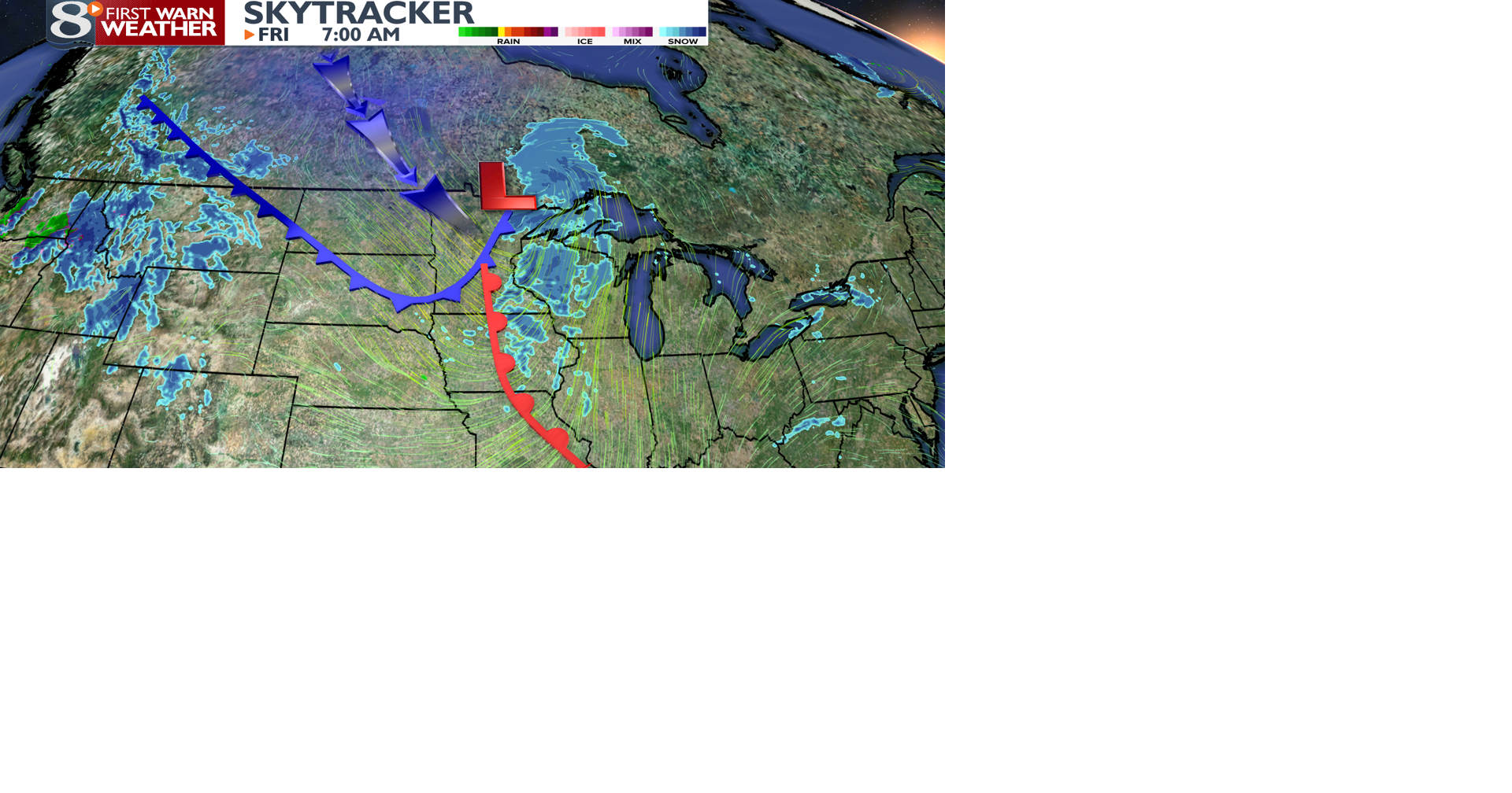 Morning Snow Showers. Very Cold Air Coming | Forecast | news8000.com