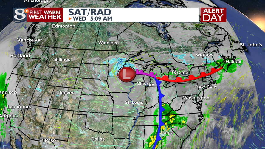 ALERT DAY: Snow Showers Possible Today -Derek Sibley | Forecast ...
