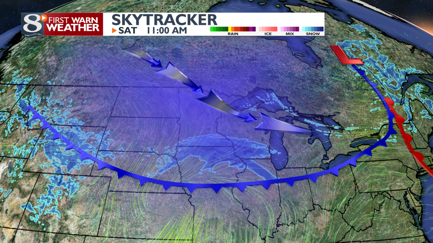 Morning Snow Showers. Very Cold Air Coming | Forecast | news8000.com