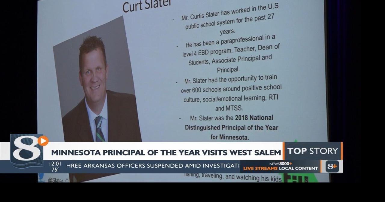 Minnesota’s Principal of the Year Curt Slater prepares teachers in West ...