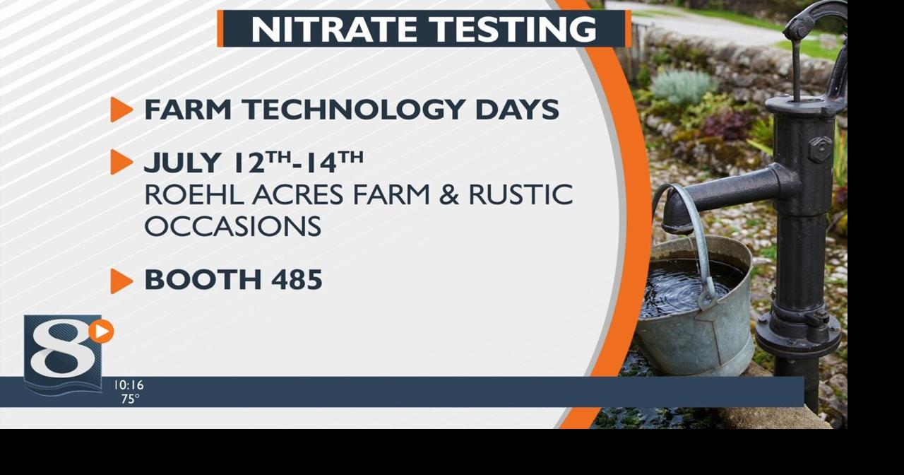 DNR to test well water samples for free at Farm Technology Days ...