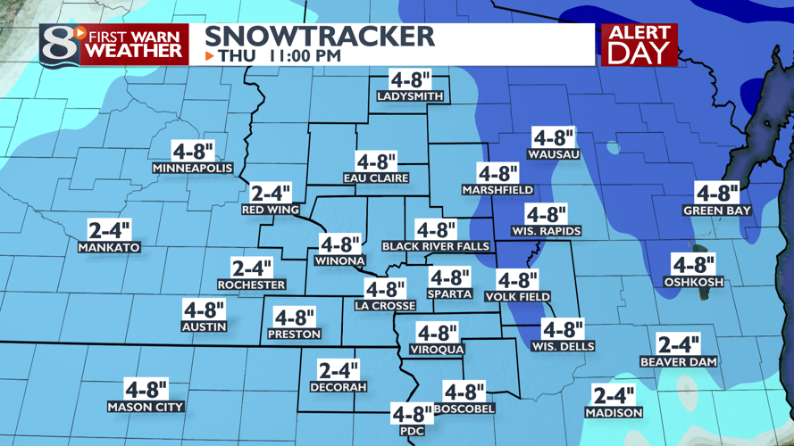 FIRST WARN FORECAST: Another Cloudy & Mild Day; Winter Storm Ahead ...