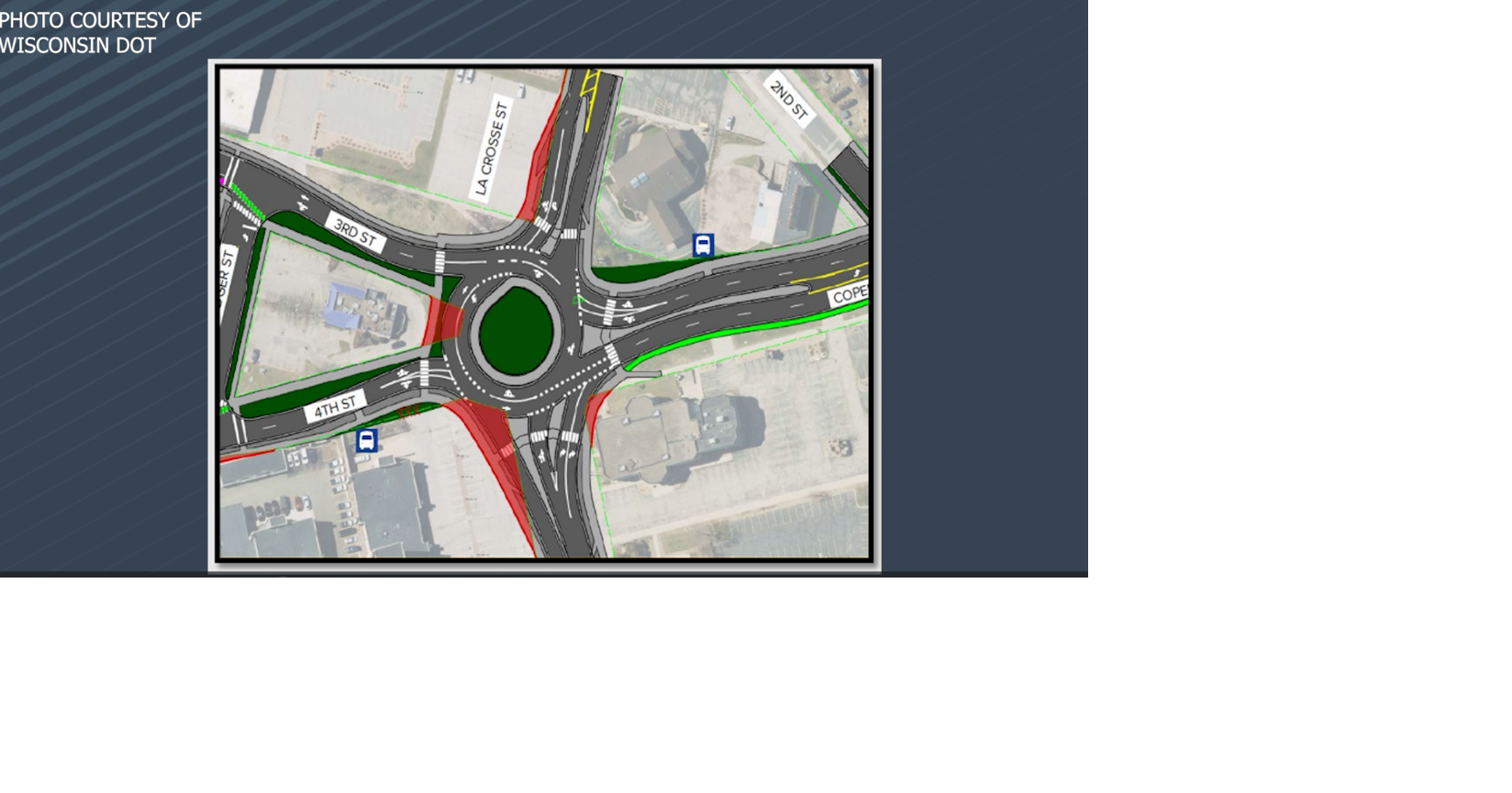 City of La Crosse considers proposal for a roundabout to replace a La ...