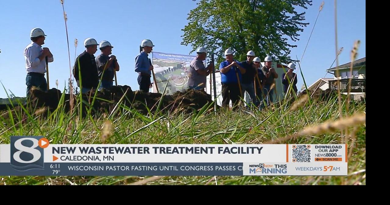 Groundbreaking on new wastewater treatment facility in Caledonia ...
