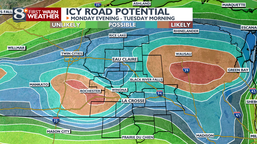 Freezing Rain, ice and rain this morning leads into the afternoon ...