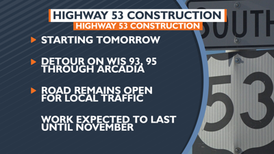 Detour coming for Highway 53 in Trempealeau County | Local News ...