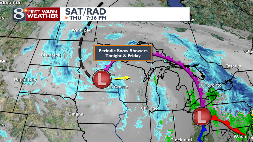 ALERT NIGHT: Snow Showers Causing Slick Travel Tonight -Bill Graul ...