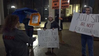 Protesters and counter-protesters show up outside all-ages drag ...