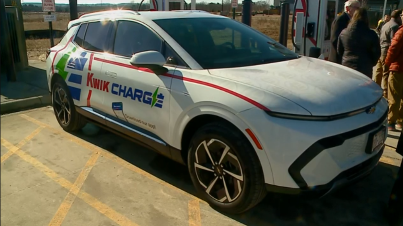 First federally funded EV charging station now open at Chippewa Falls ...