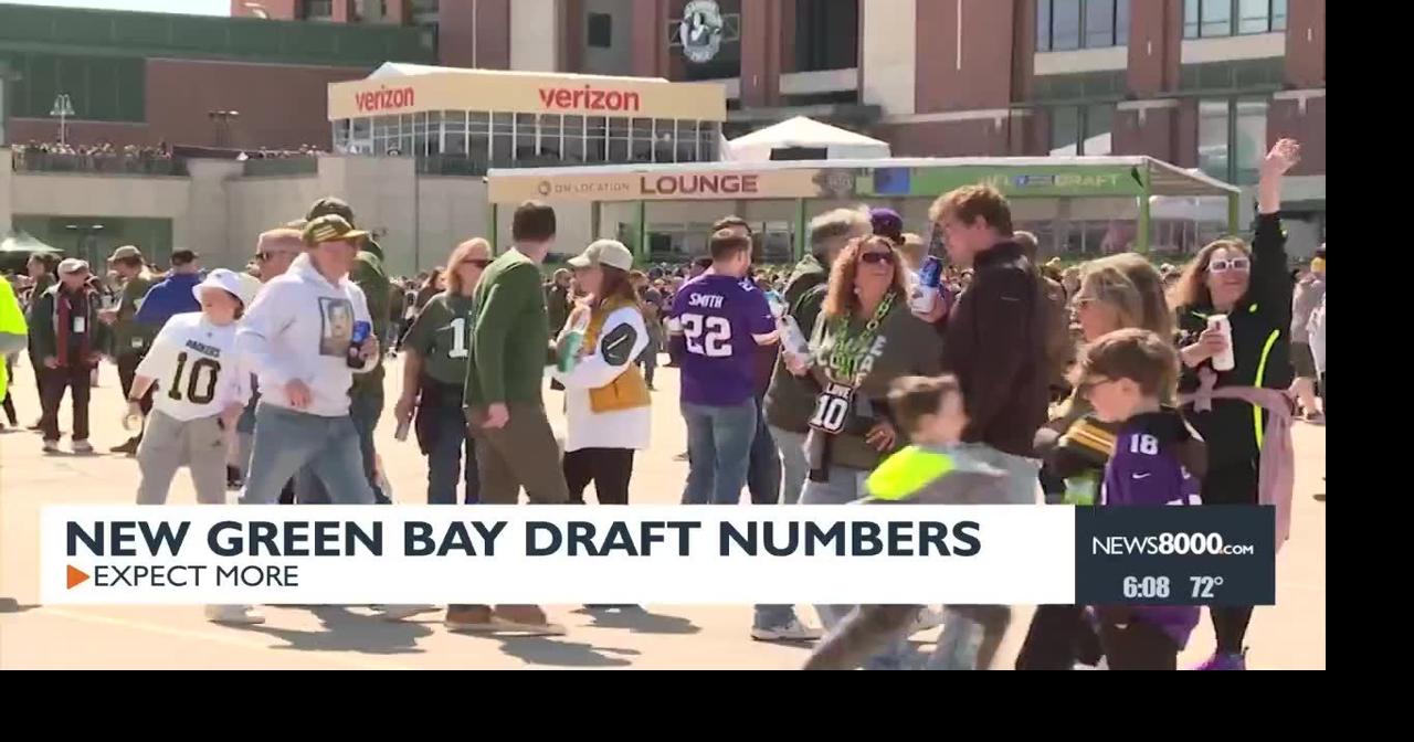 New Green Bay draft numbers | News | news8000.com