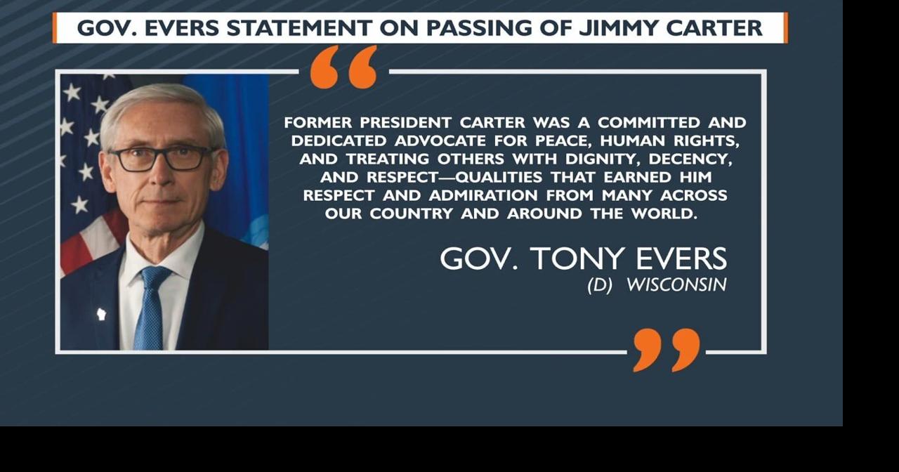 Local governors give statements on the passing of Jimmy Carter | News ...