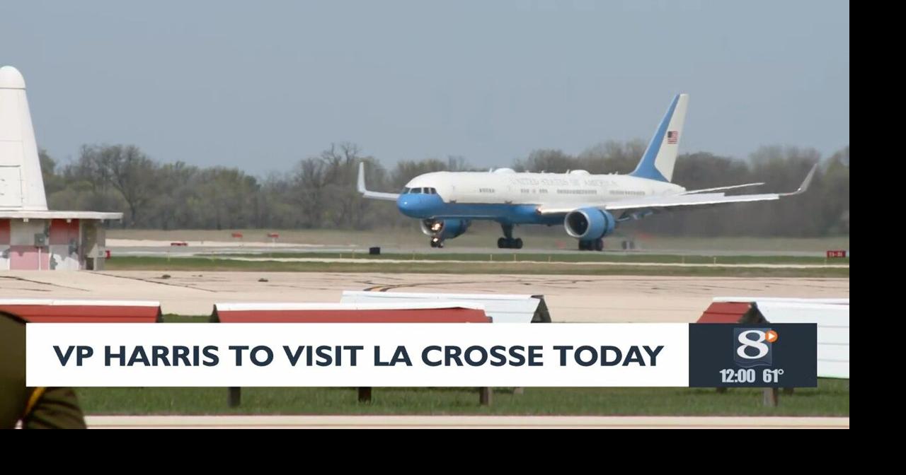 VP Kamala Harris arrives in La Crosse | News | news8000.com