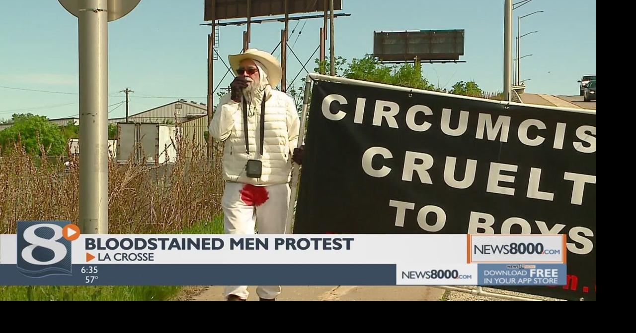 Anti-circumcision protesters rally below new ‘Bloodstained Men ...