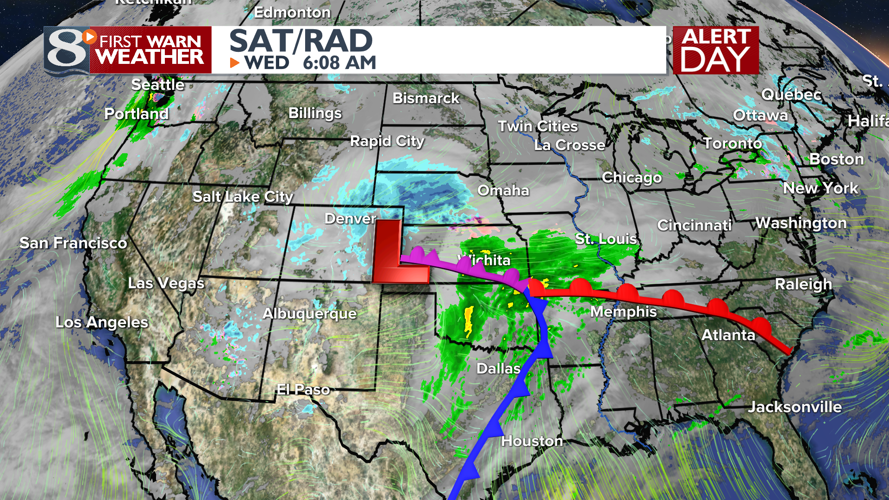 FIRST WARN FORECAST: Another Cloudy & Mild Day; Winter Storm Ahead ...