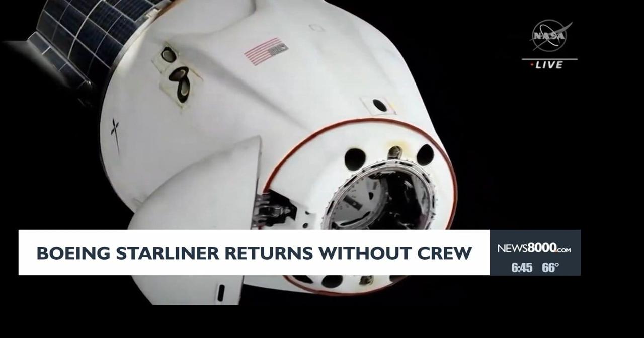 Boeing Starliner returns without crew | News | news8000.com