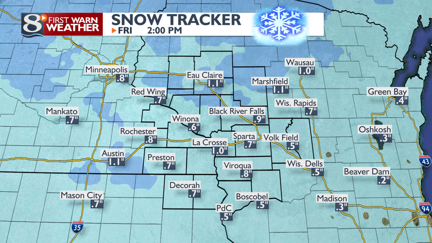 Another Round of Light Snow Late Tonight into Friday Morning | Forecast ...