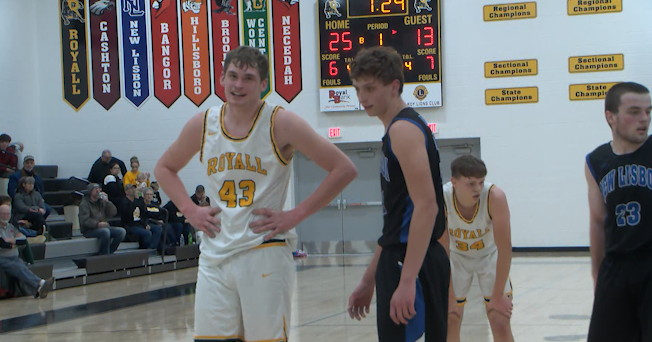 Royall improves to 4-0 with 66-22 win over New Lisbon | Royall Panthers ...