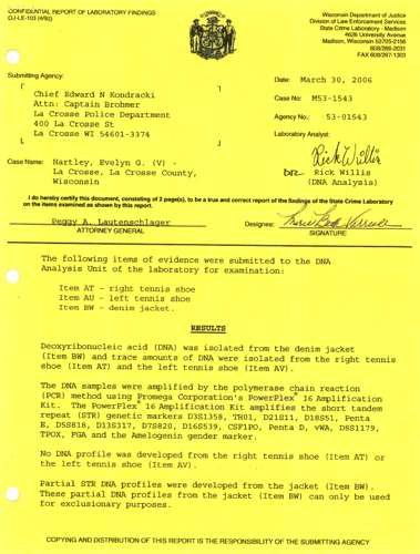 The evidence for Evelyn: A look through decades of police records ...