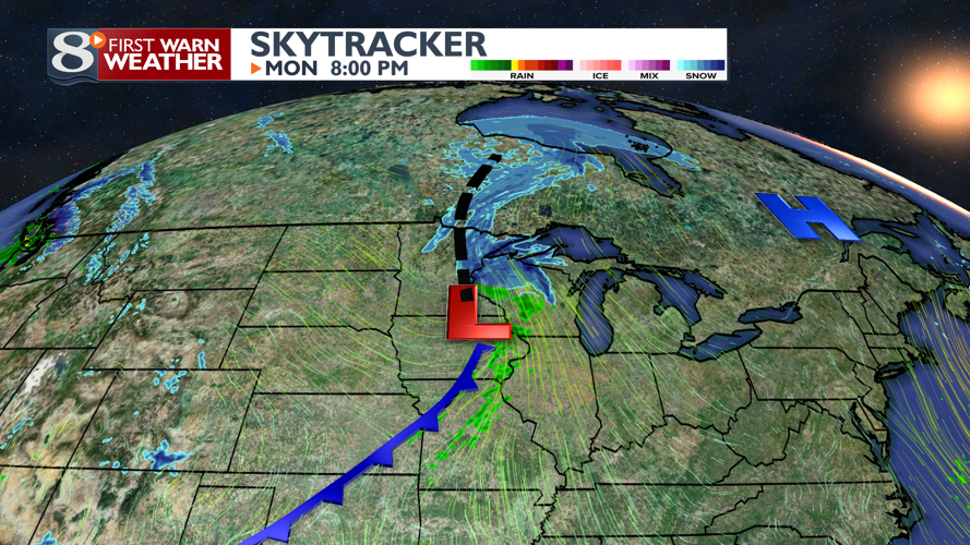 Mild & Cloudy Today. Evening Showers Possible | Forecast | news8000.com