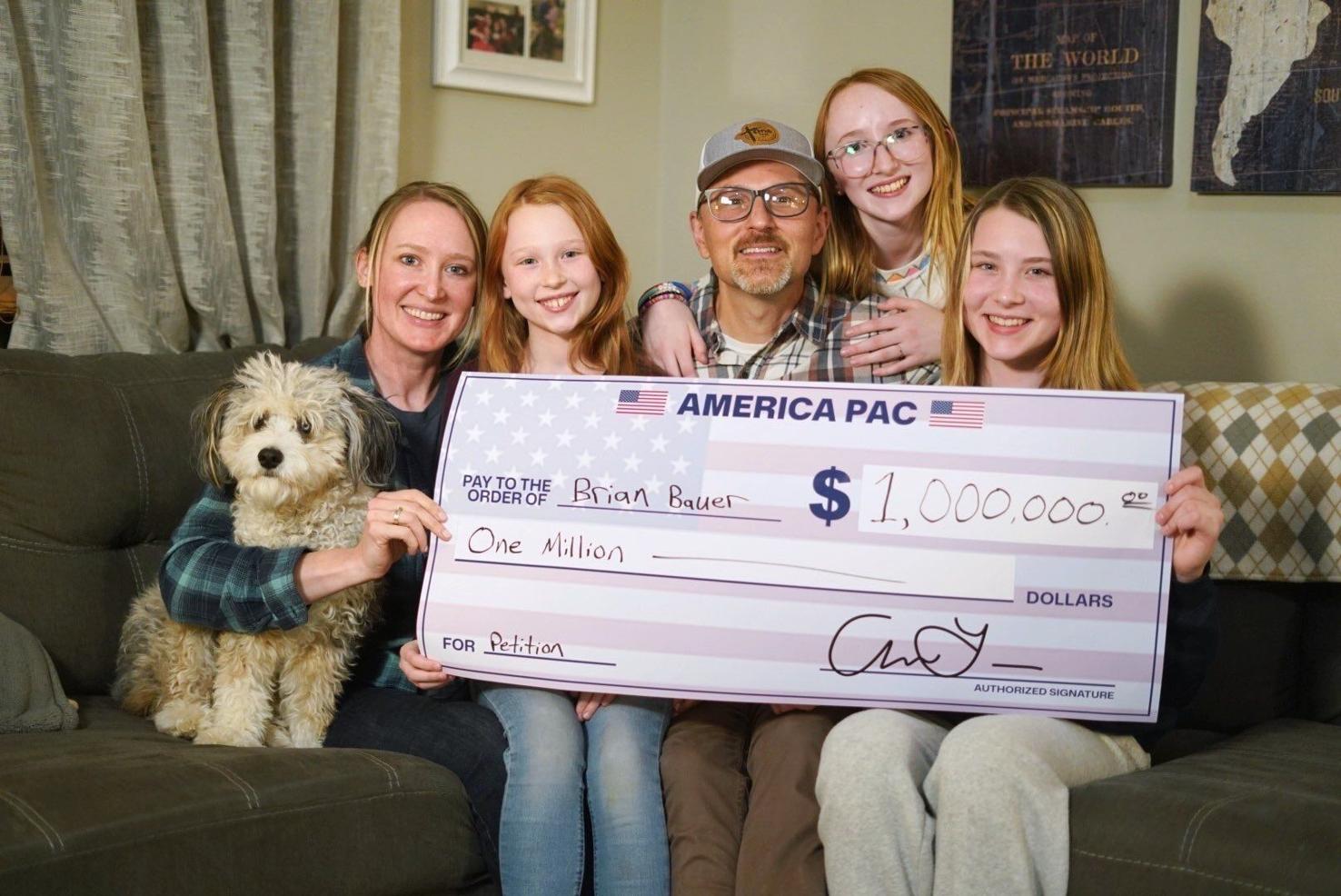 Eau Claire man wins $1 million from Elon Musk's America PAC lottery ...