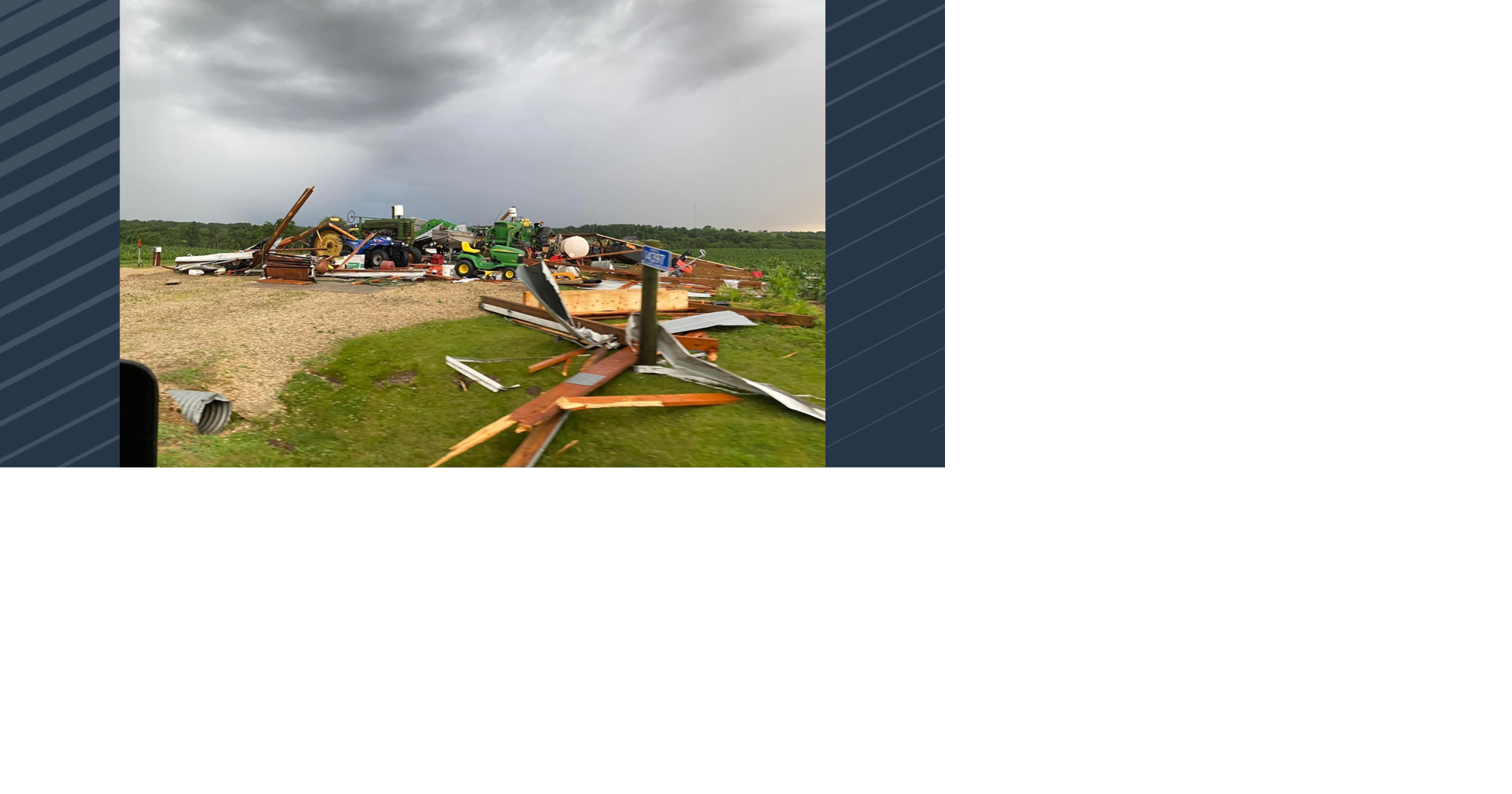 Damage out of Argyle due to possible tornado | Weather News | news8000.com