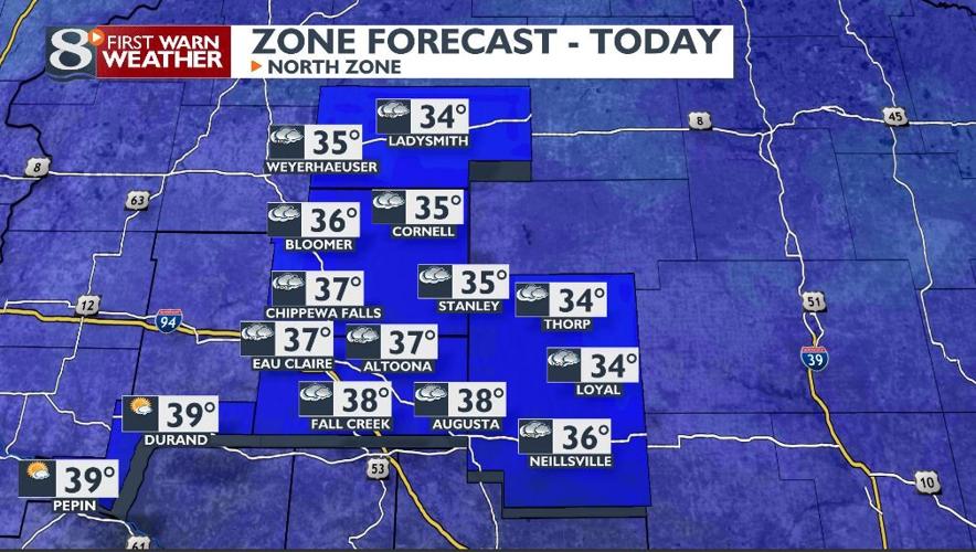 Patchy fog today and warm highs into Thursday with PM rain, Friday a ...