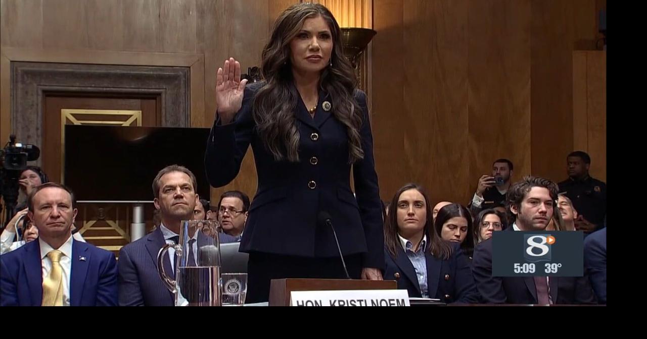 Kristi Noem hearing | News | news8000.com