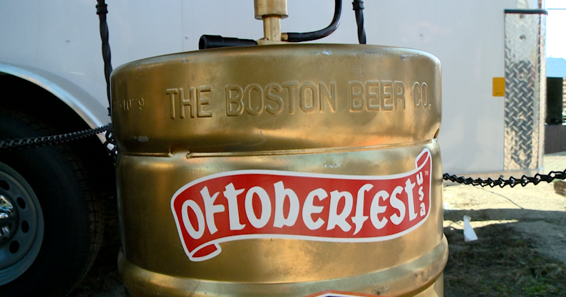 Oktoberfest's tapping of the golden keg, stein hoisting contest kick ...