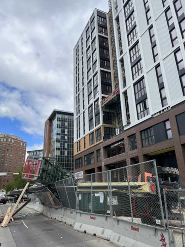 Construction worker alive after 30-foot fall from building in Madison ...