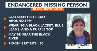 Black River Falls Police searching for woman last seen kayaking | Local ...