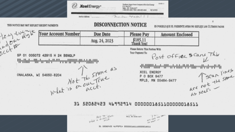 New mail scam targeting Xcel Energy customers | Local News | news8000.com