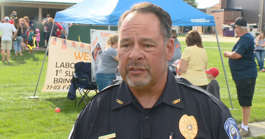 New West Salem Police Chief Scott Alo meets community at National Night ...