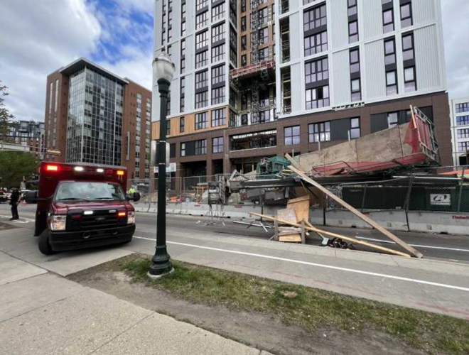 Construction worker alive after 30-foot fall from building in Madison ...