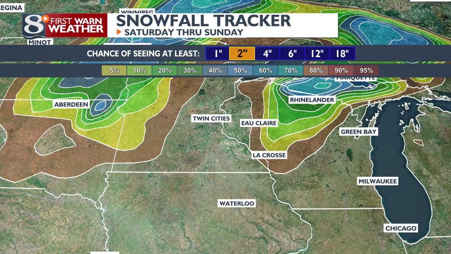 One more day of 50s before much colder temps arrive | Forecast ...